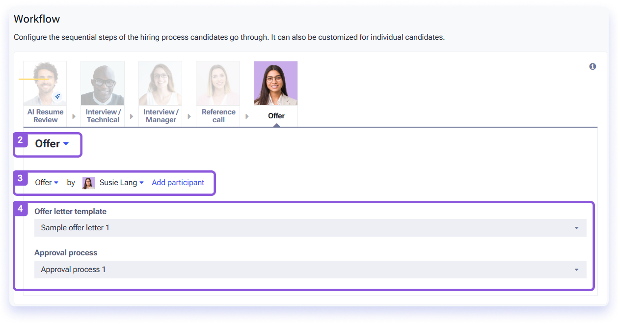 Offer letters for candidates – Spark Hire Recruit Support